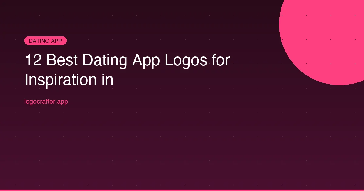 12 Best Dating App Logos for Inspiration in 2026 | LogoCrafter