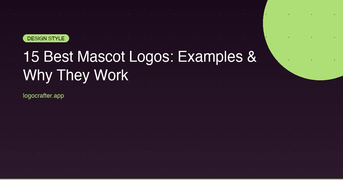 15 Best Mascot Logos: Examples & Why They Work (2026) | LogoCrafter