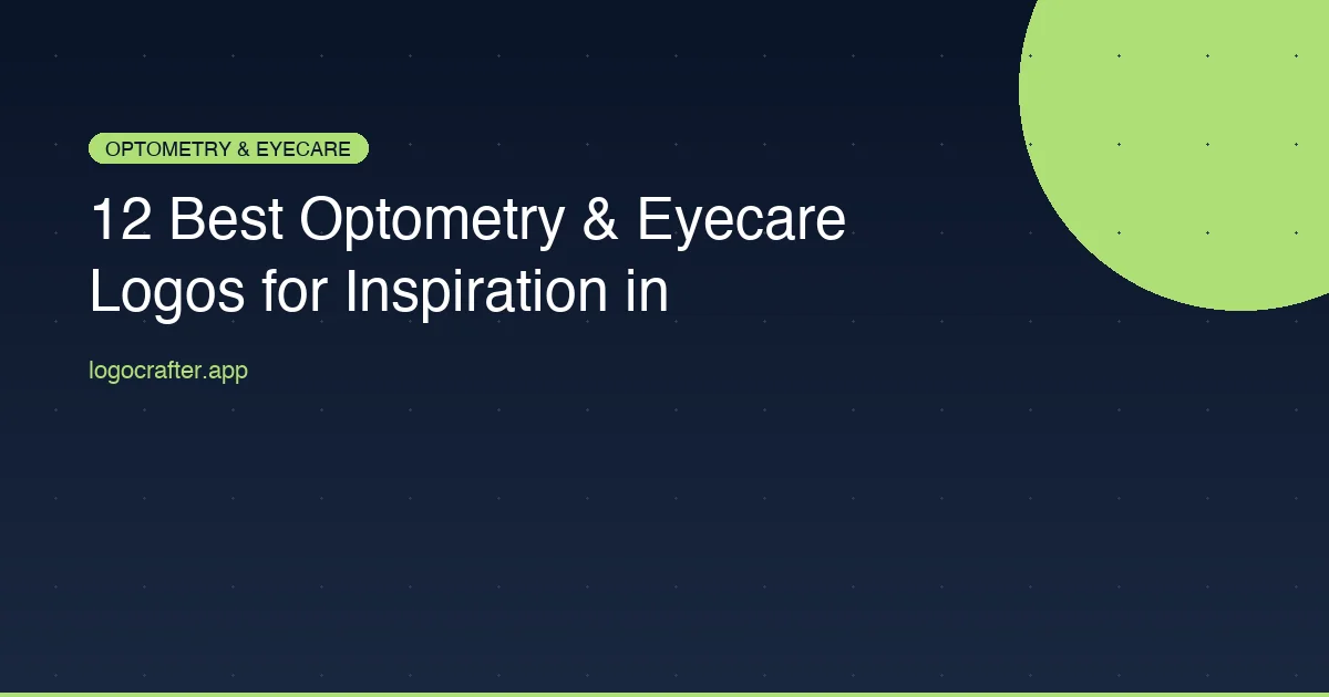 12 Best Optometry & Eyecare Logos for Inspiration in 2026 | LogoCrafter