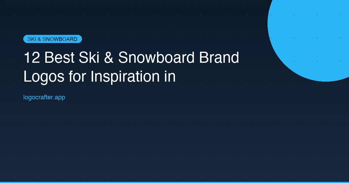 12 Best Ski & Snowboard Brand Logos for Inspiration in 2026 | LogoCrafter